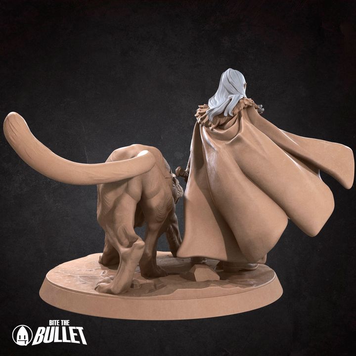 3D Printable Drow Ranger (+ Black Panther) by Bite the Bullet